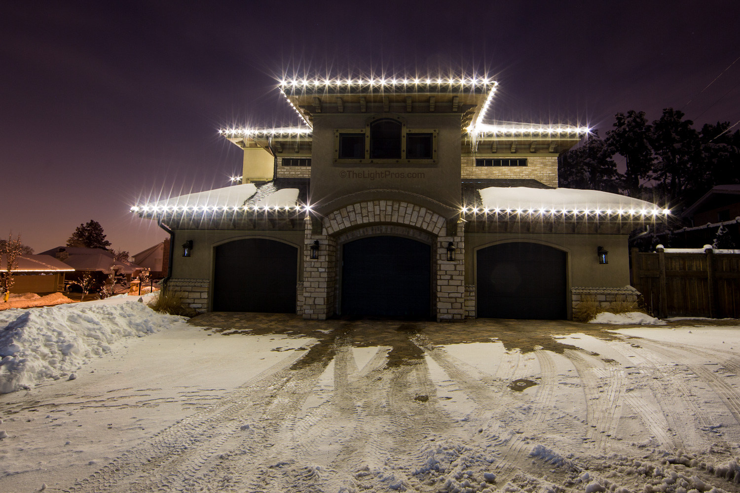 Residential Christmas Light Installation | The Light Pros